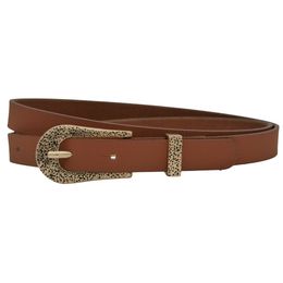 AnnaMatoni Damen Lederg&uuml;rtel "AnnaMatoni Damen Lederg&uuml;rtel in hochwertigem Veganem Nappa 2cm", braun, Gr. 100, 100% Leder, G&uuml;rtel