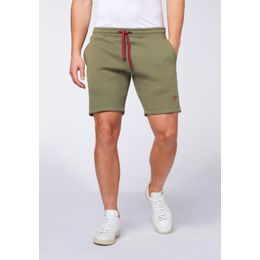 Chiemsee Damen Sweatbermudas, gr&uuml;n, Gr. XL, 60% Baumwolle, 40% Polyester, Hosen