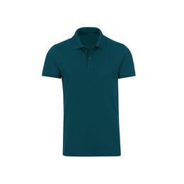 TRIGEMA Herren Poloshirt "TRIGEMA Slim Fit Poloshirt aus DELUXE-Piqu&eacute;"saphir, Basic, Gr. M, 100% Baumwolle, Shirts