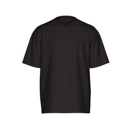 TRIGEMA Damen T-Shirt "TRIGEMA Heavy Oversized T-Shirt", schwarz, Gr. XL, Single Jersey, 100% Baumwolle, Shirts