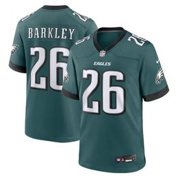 Nike Herren Footballtrikot "Nike Trikot Philadelphia Eagles NFL Home Jersey Barkley 26", gr&uuml;n, Gr. L, 100% Polyester, Trikots