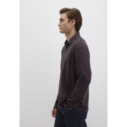 Mavi Herren T-Shirt "LONG SLEEVE JERSEY", braun, Gr. M, unifarben, 100% Baumwolle, Shirts, Premium Sweatshirt