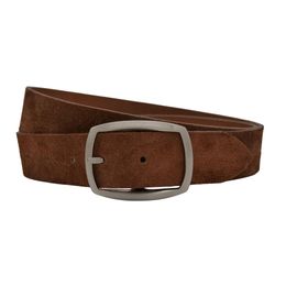 AnnaMatoni Damen Lederg&uuml;rtel "AnnaMatoni Damen Lederg&uuml;rtel in hochwertigem Velour Leder 3cm", braun, Gr. 90, 100% Leder, G&uuml;rtel