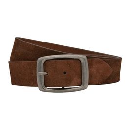 AnnaMatoni Damen Lederg&uuml;rtel "AnnaMatoni Damen Lederg&uuml;rtel hochwertiges Velour Leder 3cm echt", braun, Gr. 120, 100% Leder, G&uuml;rtel