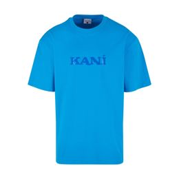Karl Kani Herren T-Shirt "Karl Kani Herren KM242-026-3 Splash Retro Tee", blau, Gr. S, bedruckt, 100% Baumwolle, Shirts