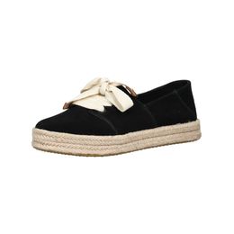 Toms Shoes TOMS Damen Espadrille "TOMS Halbschuhe Leder", Gr. 36,5, schwarz, Leder, Schuhe