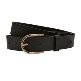 AnnaMatoni Damen Lederg&uuml;rtel "AnnaMatoni Damen Lederg&uuml;rtel Basic G&uuml;rtel 3cm breit echt Leder", schwarz, Gr. 115, 100% Leder, G&uuml;rtel
