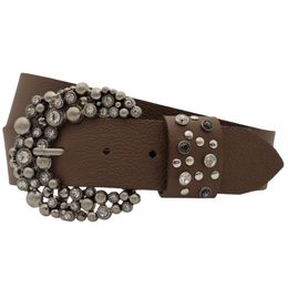 AnnaMatoni Damen Lederg&uuml;rtel "AnnaMatoni Lederg&uuml;rtel Zia2 Lederg&uuml;rtel Zia2", braun, Gr. 110, 100% Leder, G&uuml;rtel