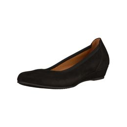 Gabor Damen Keilpumps "Gabor Pumps Leder", Gr. 37,5schwarz, Leder, Schuhe