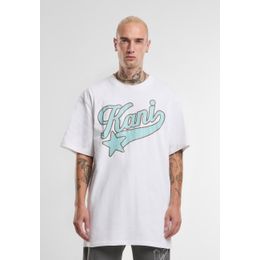 Karl Kani Herren T-Shirt "Karl Kani Karl Kani Kani Star Logo Tee", wei&szlig;, Gr. S, bedruckt, 100% Baumwolle, Shirts