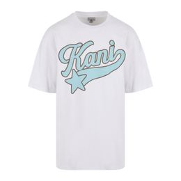 Karl Kani Herren T-Shirt "Karl Kani Karl Kani Kani Star Logo Tee", wei&szlig;, Gr. M, bedruckt, 100% Baumwolle, Shirts