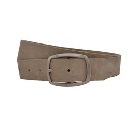 AnnaMatoni Damen Lederg&uuml;rtel "AnnaMatoni Damen Lederg&uuml;rtel in hochwertigem Velour Leder 3cm", beige, Gr. 115, 100% Leder, G&uuml;rtel