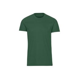 TRIGEMA Damen T-Shirt "TRIGEMA Slim Fit T-Shirt aus DELUXE Baumwolle", gr&uuml;n, Basic, Gr. XL, 100% Baumwolle, Shirts