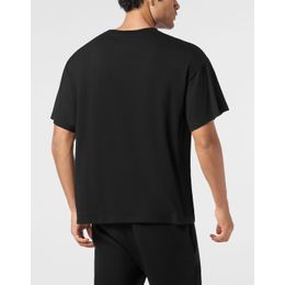 Plein Sport Herren T-Shirt "Logo", schwarz-wei&szlig;, Gr. S, Obermaterial: 100% Baumwolle, Shirts