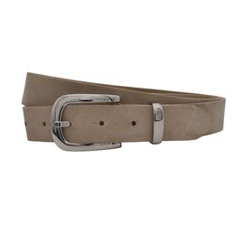 AnnaMatoni Damen Lederg&uuml;rtel "AnnaMatoni Damen Lederg&uuml;rtel in hochwertigem Velour Leder 3cm"beige 120, Gr. 130, 100% Leder, G&uuml;rtel