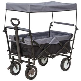 My Baby Lou Bollerwagen, Grau, Schwarz, Metall, Kunststoff, Textil, 50x102x100 cm, Baby on Tour, Kinderwagen, Bollerwagen