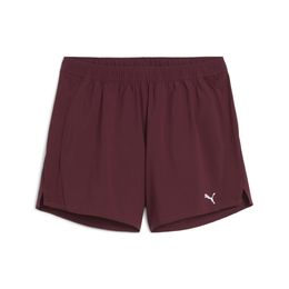 Puma Damen Trainingsshorts "VELOCITY 5" Laufshorts Damen"ruby shimmer rot, Gr. XL, unifarben, Obermaterial: 88% Polyester, 12% Elasthan; Einsatz:
