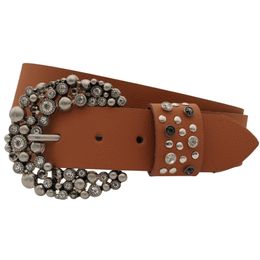 AnnaMatoni Damen Lederg&uuml;rtel "AnnaMatoni Lederg&uuml;rtel Zia2 Lederg&uuml;rtel Zia2", braun, Gr. 130, 100% Leder, G&uuml;rtel