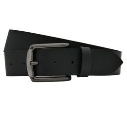 AnnaMatoni Damen Lederg&uuml;rtel "AnnaMatoni Herren Lederg&uuml;rtel Zeitloses Design G&uuml;rtel 4cm breit"schwarz790, Gr. 125, 100% Leder, G&uuml;rtel