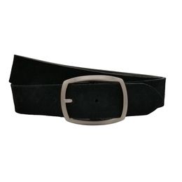 AnnaMatoni Damen Lederg&uuml;rtel "AnnaMatoni Damen Lederg&uuml;rtel in hochwertigem Velour Leder 3cm", schwarz, Gr. 105, 100% Leder, G&uuml;rtel