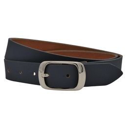 AnnaMatoni Damen Lederg&uuml;rtel "AnnaMatoni Damen Lederg&uuml;rtel in hochwertigem Veganem Nappa 3cm"marine 490, Gr. 115, 100% Leder, G&uuml;rtel