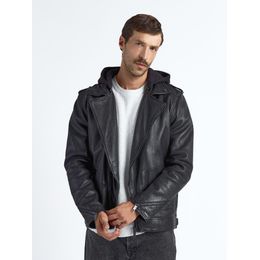 Maze Herren Lederjacke "42023042", schwarz, Gr. XL, Obermaterial: 100% Lammleder; Futter: 91% Baumwolle, 9% Polyester; &Auml;rmelfutter: 100% Polyester,
