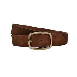 AnnaMatoni Damen Lederg&uuml;rtel "AnnaMatoni Damen Lederg&uuml;rtel in hochwertigem Velour Leder 3,5cm", braun, Gr. 125, 100% Leder, G&uuml;rtel