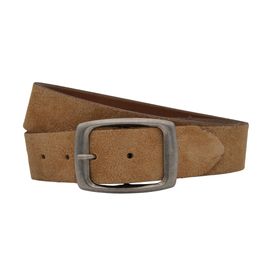 AnnaMatoni Damen Lederg&uuml;rtel "AnnaMatoni Damen Lederg&uuml;rtel hochwertiges Velour Leder 3cm echt", braun, Gr. 130, 100% Leder, G&uuml;rtel