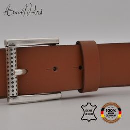 AnnaMatoni Herren Lederg&uuml;rtel "AnnaMatoni Herren Lederg&uuml;rtel Zeitloses Design G&uuml;rtel 4cm breit"cognac 640, Gr. 120, 100% Leder, G&uuml;rtel