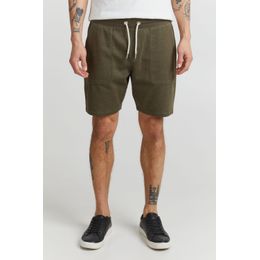 Blend Herren Sweatshorts "BHMulker", gr&uuml;n, Gr. XXL, unifarben, Sweatware, 70% Baumwolle, 30% Polyester, Hosen, Kurze Hose mit Kontrastkordeln