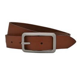 Lederg&uuml;rtel AnnaMatoni "AnnaMatoni Damen Lederg&uuml;rtel Basic 3cm breit echt Leder G&uuml;rtel", Damen, Gr. TW85 - 100cm Gesamtl&auml;nge, cognac 640, 100% Leder, G&uuml;rtel Lederg&uuml;rtel
