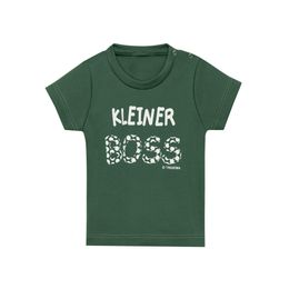 TRIGEMA M&auml;dchen T-Shirt "TRIGEMA T-Shirt Kleiner Boss", Gr. 92, gr&uuml;n, 100% Baumwolle (Bio-Baumwolle kbA), Basic, Shirts
