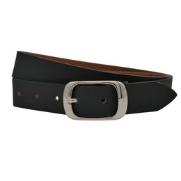 AnnaMatoni Damen Lederg&uuml;rtel "AnnaMatoni Damen Lederg&uuml;rtel in hochwertigem Veganem Nappa 3cm", schwarz, Gr. 90, 100% Leder, G&uuml;rtel