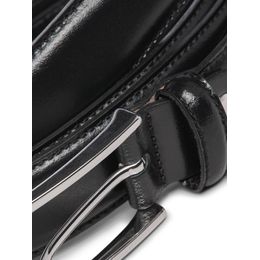 Jack & Jones JACK & JONES Herren Lederg&uuml;rtel "JACCHRISTOPHER BELT NOOS", schwarz, Gr. 80, unifarben, Leder, G&uuml;rtel