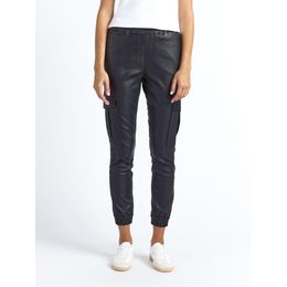 Maze Damen Lederhose "4202139", schwarz, Gr. S, Obermaterial: 100% Lammleder. Innenfutter: 96% Baumwolle, 4% Elasthan, Hosen