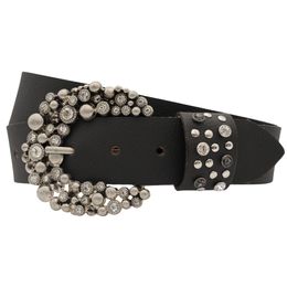 AnnaMatoni Damen Lederg&uuml;rtel "AnnaMatoni Lederg&uuml;rtel Zia2 Lederg&uuml;rtel Zia2", schwarz, Gr. 115, 100% Leder, G&uuml;rtel