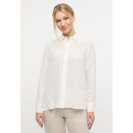 Eterna Damen Hemdbluse "LOOSE FIT", wei&szlig;, Gr. 42, 100% Seide, Blusen