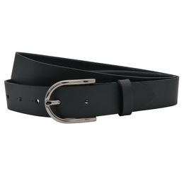 AnnaMatoni Damen Lederg&uuml;rtel "AnnaMatoni Damen Lederg&uuml;rtel Basic G&uuml;rtel 3cm breit echt Leder"marine 490, Gr. 125, 100% Leder, G&uuml;rtel