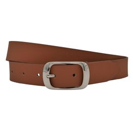 AnnaMatoni Damen Lederg&uuml;rtel "AnnaMatoni Damen Lederg&uuml;rtel in hochwertigem Veganem Nappa 3cm", braun, Gr. 120, 100% Leder, G&uuml;rtel