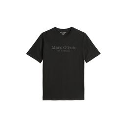 Marc O'Polo MARC O'POLO Herren T-Shirt "aus Organic Cotton", schwarz, Gr. L, unifarben, Obermaterial: 100% Baumwolle, Shirts