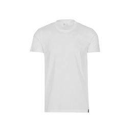 TRIGEMA Damen T-Shirt "TRIGEMA Slim Fit T-Shirt aus DELUXE Baumwolle", wei&szlig;, Basic, Gr. XL, 100% Baumwolle, Shirts