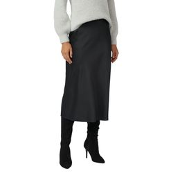 Damen Maxirockschwarz, Gr. 48, s.Oliver BLACK LABEL, unifarben, Web, Obermaterial: 65% Viskose, 35% Polyester, R&ouml;cke, aus flie&szlig;endem Stoff