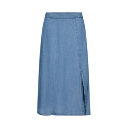 soyaconcept Damen Midirock "Soya Concept Skirt SC-LIV 52"2250 medium blau, Gr. XXL, Obermaterial: 100% Lyocell, Röcke