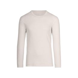 TRIGEMA Damen Longsleeve "TRIGEMA Langarm Funktionsshirt", wei&szlig;, Gr. XXL, Aussenseite: 100% Baumwolle, Innenseite: 66% Baumwolle, 22% Polyester, 12%
