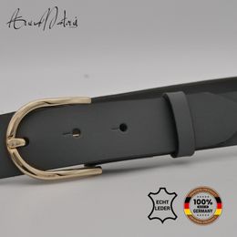 AnnaMatoni Damen Lederg&uuml;rtel "AnnaMatoni Damen Lederg&uuml;rtel Basic G&uuml;rtel 3cm breit echt Leder", schwarz, Gr. 130, 100% Leder, G&uuml;rtel