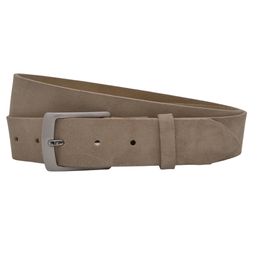 AnnaMatoni Herren Lederg&uuml;rtel "AnnaMatoni Herren Lederg&uuml;rtel Zeitloses Design G&uuml;rtel 3,5cm"beige 120, Gr. 125, 100% Leder, G&uuml;rtel