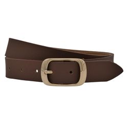 AnnaMatoni Damen Lederg&uuml;rtel "AnnaMatoni Damen Lederg&uuml;rtel in hochwertigem Veganem Nappa 3cm"braun 690, Gr. 95, 100% Leder, G&uuml;rtel