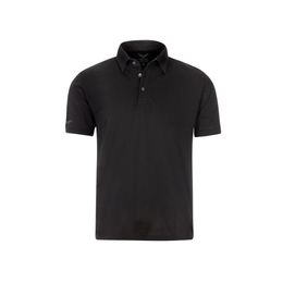 TRIGEMA Herren Poloshirt "TRIGEMA Business-Poloshirt", schwarz, Basic, Gr. L, 100% Baumwolle, Shirts