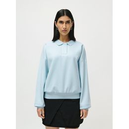 LEGER Damen Sweatshirt "Janneke, LeGer by Lena Gercke"baby blau, Gr. 40, Sweatware, Obermaterial: 65% Baumwolle, 35% Polyester, Sweatshirts, mit