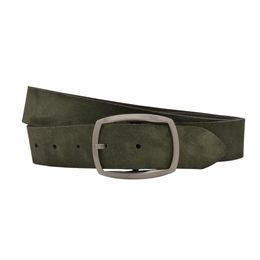 AnnaMatoni Damen Lederg&uuml;rtel "AnnaMatoni Damen Lederg&uuml;rtel in hochwertigem Velour Leder 3cm", gr&uuml;n, Gr. 95, 100% Leder, G&uuml;rtel